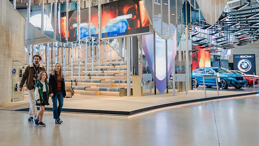 EXPLORE ALL OF THE EXHIBITIONS IN THE BMW WELT IN MUNICH