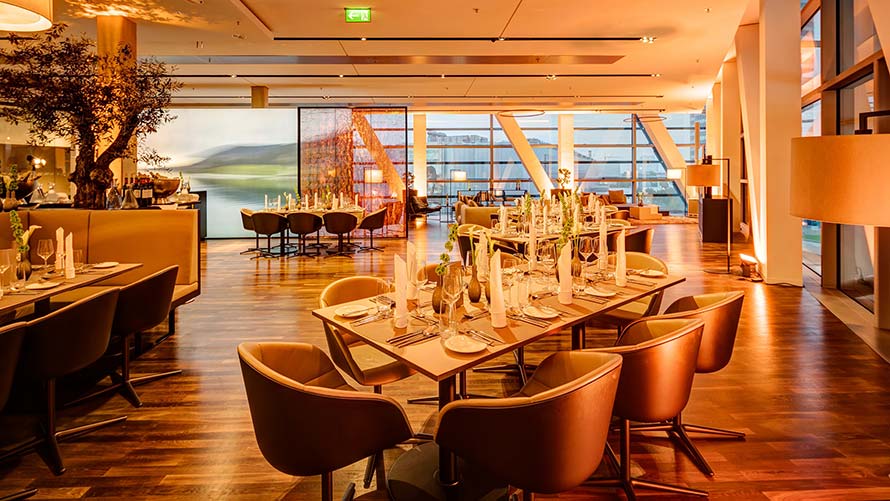 THE PREMIUM LOUNGE LOCATION IN THE BMW WELT IN MUNICH