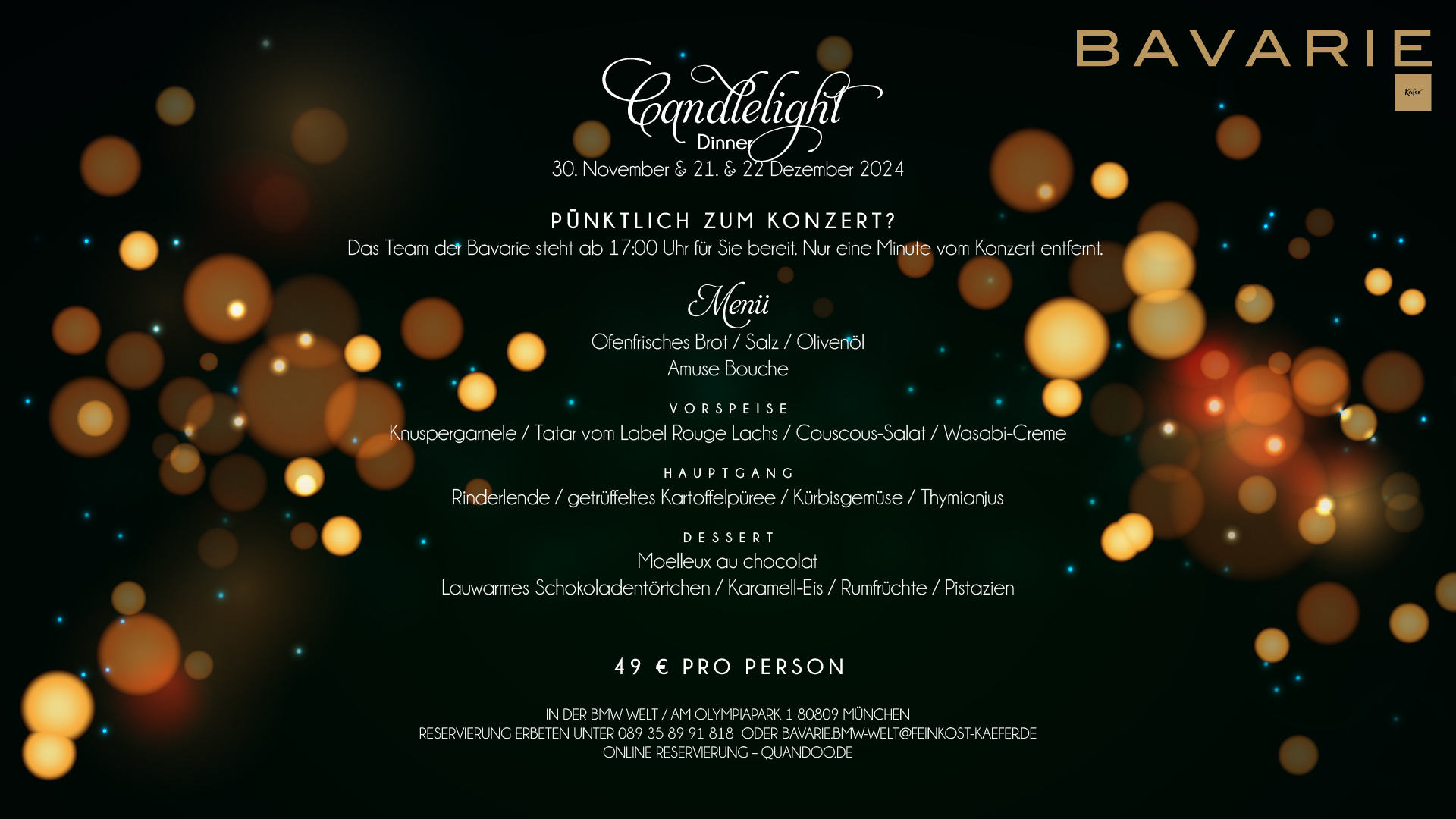 Die Bavarie by Käfer Restaurant in der BMW Welt München